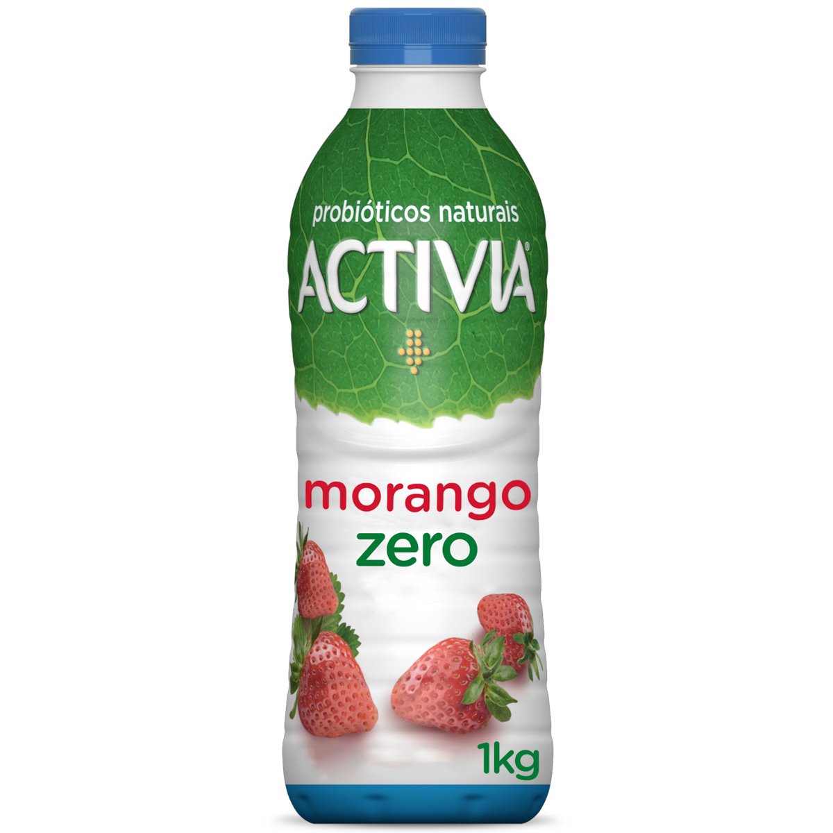 Activia Líquido Morango Zero Lactose 1000g | Pão de Açúcar