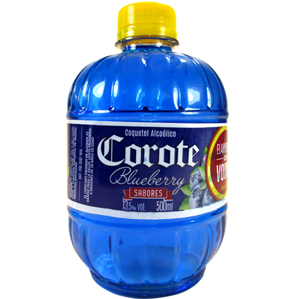Coquetel Alcoólico Blueberry Corote Garrafa 500ml | Pão de Açúcar