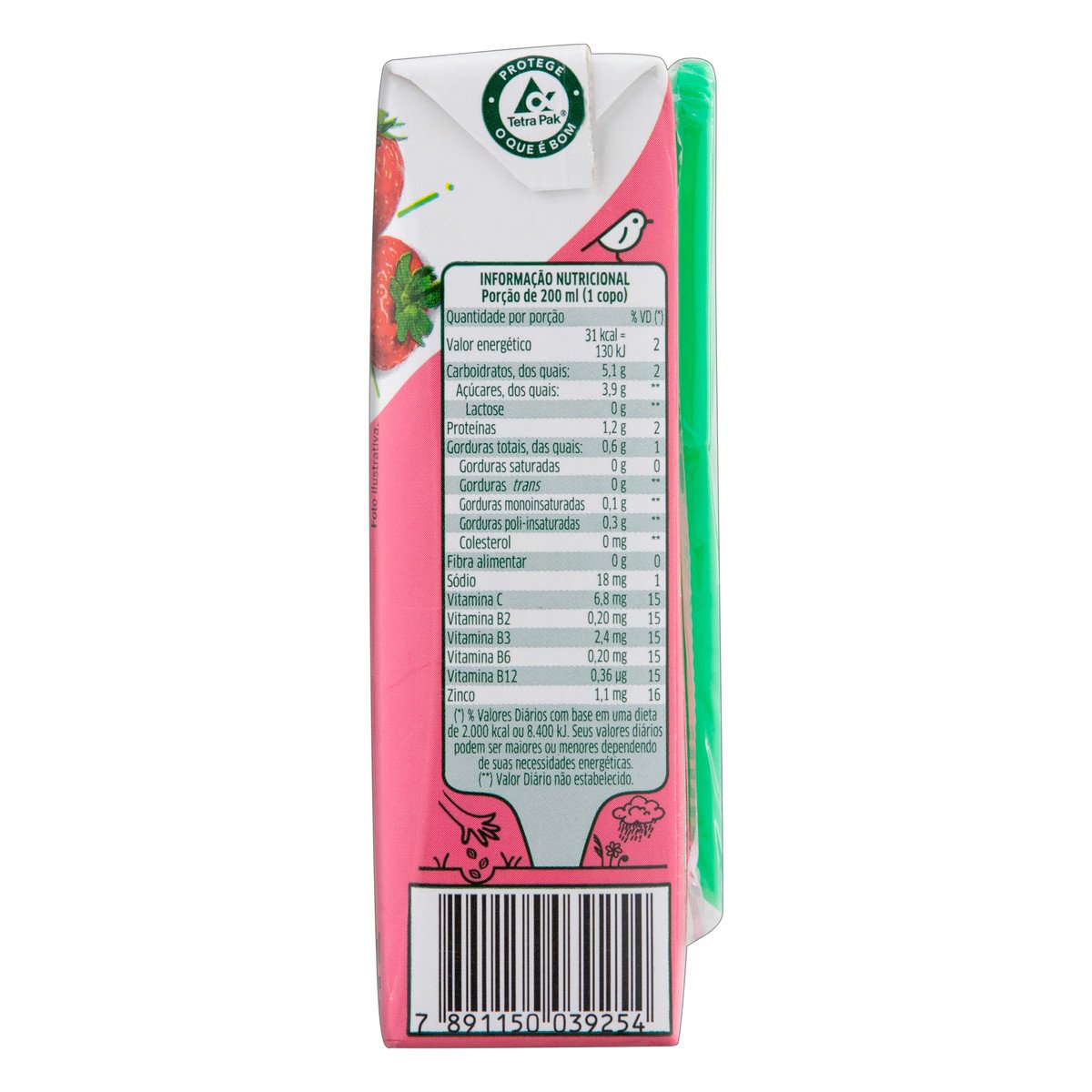 Suco De Soja ADES Sabor Morango Caixa 200ml | Pão de Açúcar