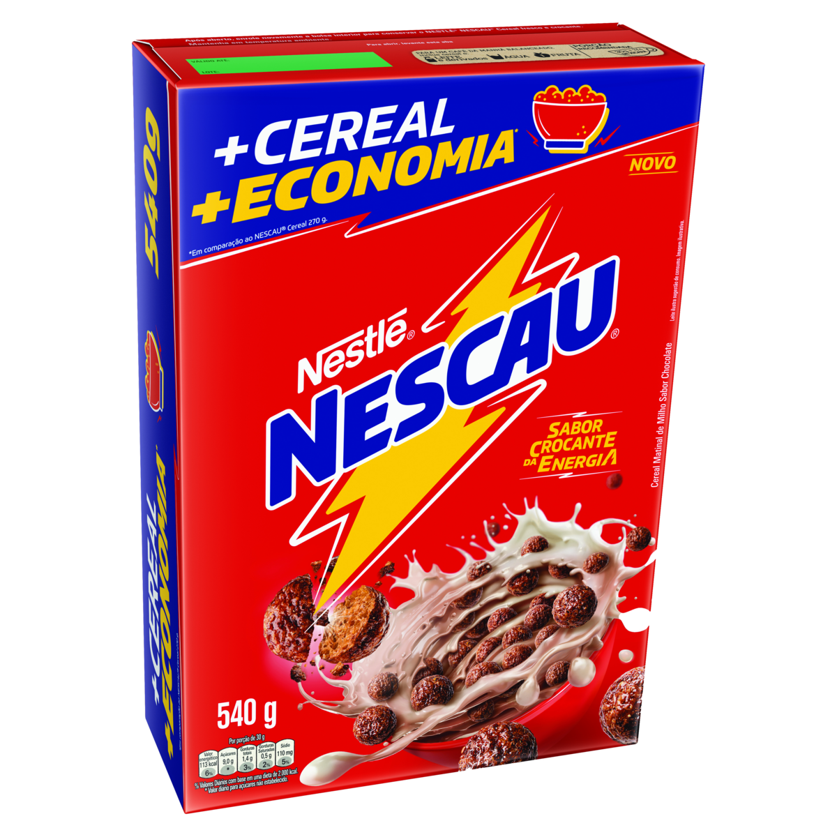 Cereal Matinal Nescau Caixa 540g + Economia | Pão de Açúcar