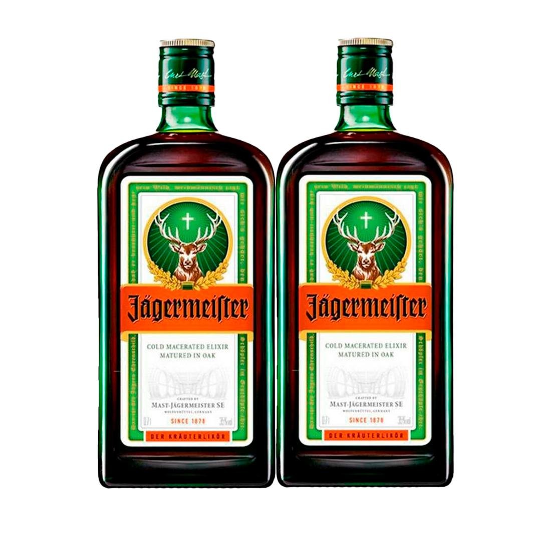Kit 2 Garrafas Licor Aperitivo Jagermeister 700ml | Pão de Açúcar