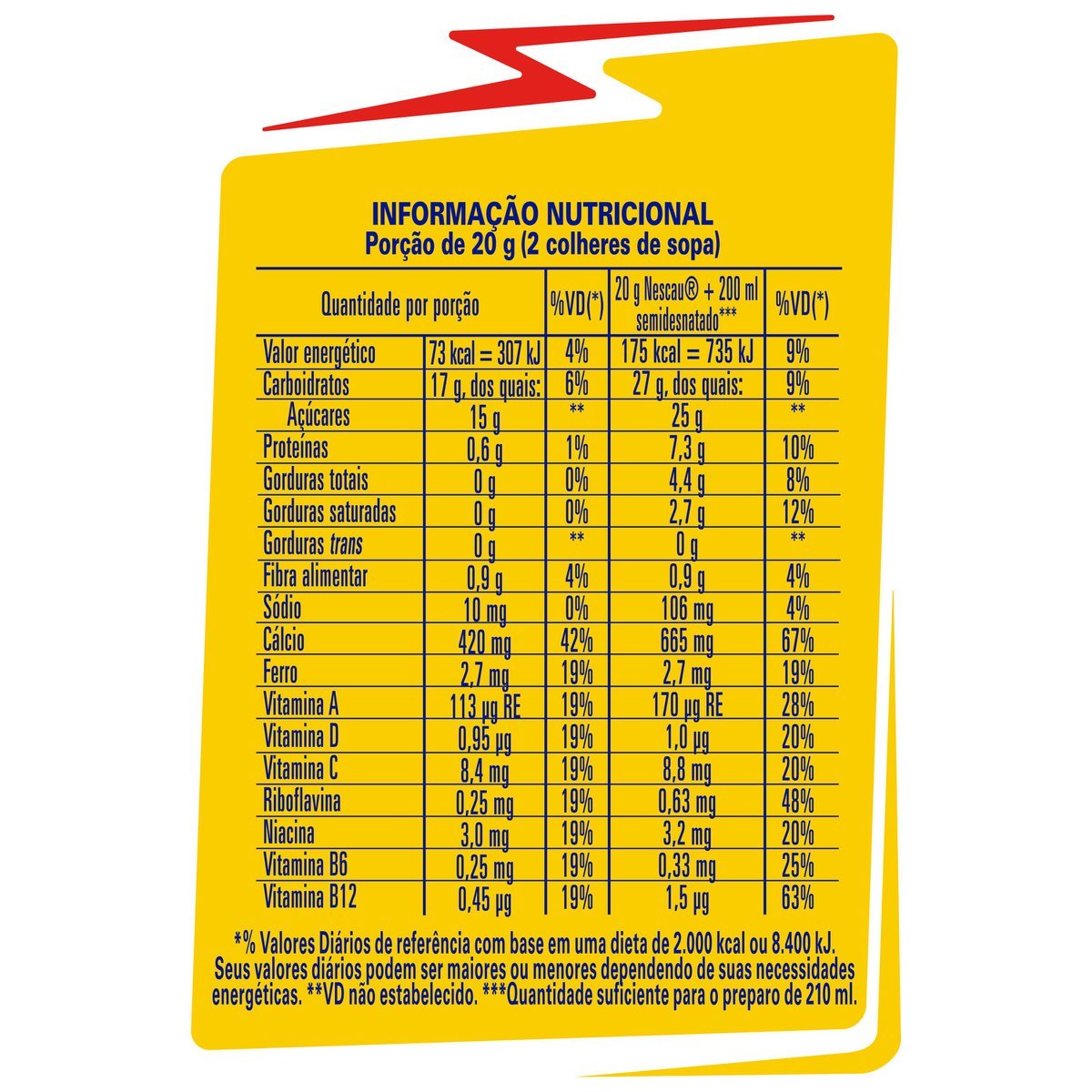 Achocolatado em Pó NESCAU 370g | Pão de Açúcar