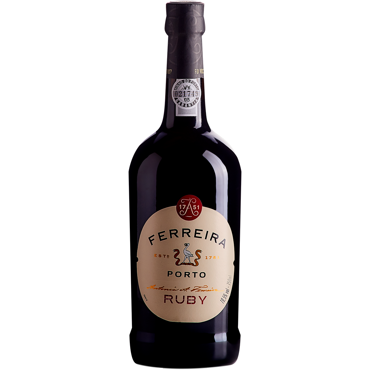 Vinho Português Porto Ruby FERREIRA Garrafa 750ml | Pão de Açúcar