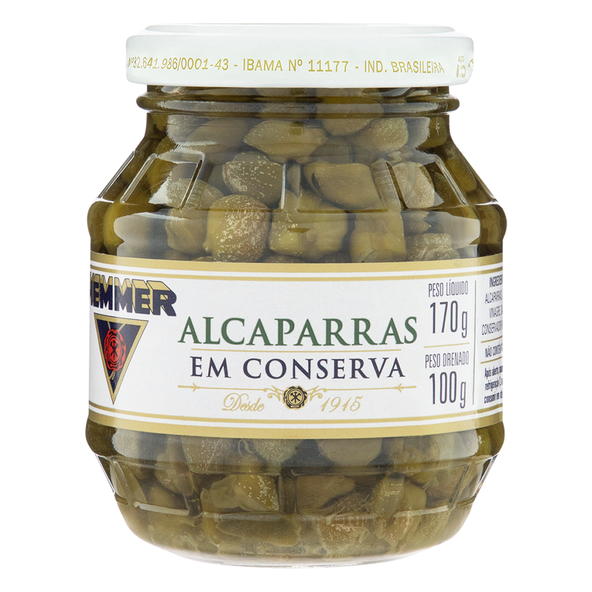 Alcaparra em Conserva Hemmer Vidro 100g | Pão de Açúcar