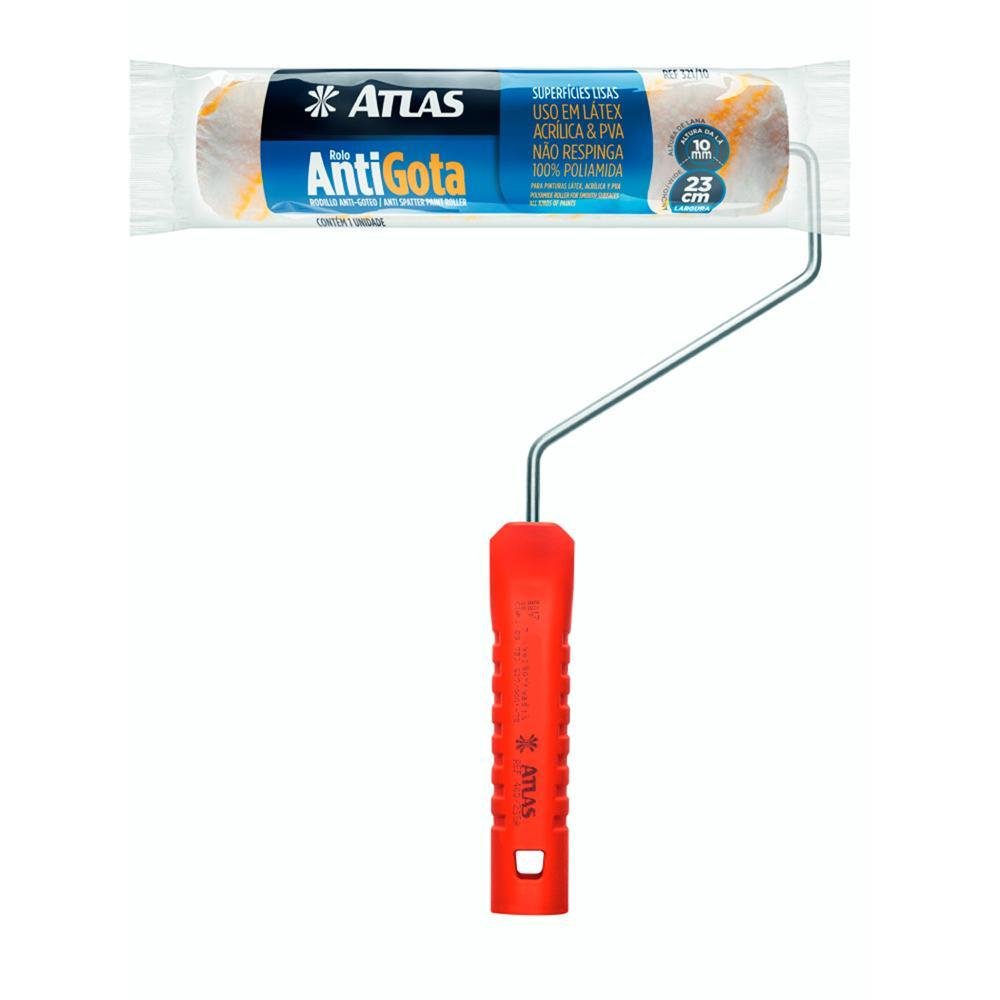 Rolo de Lã Anti Gota 23cm com Cabo Vermelho | Pão de Açúcar
