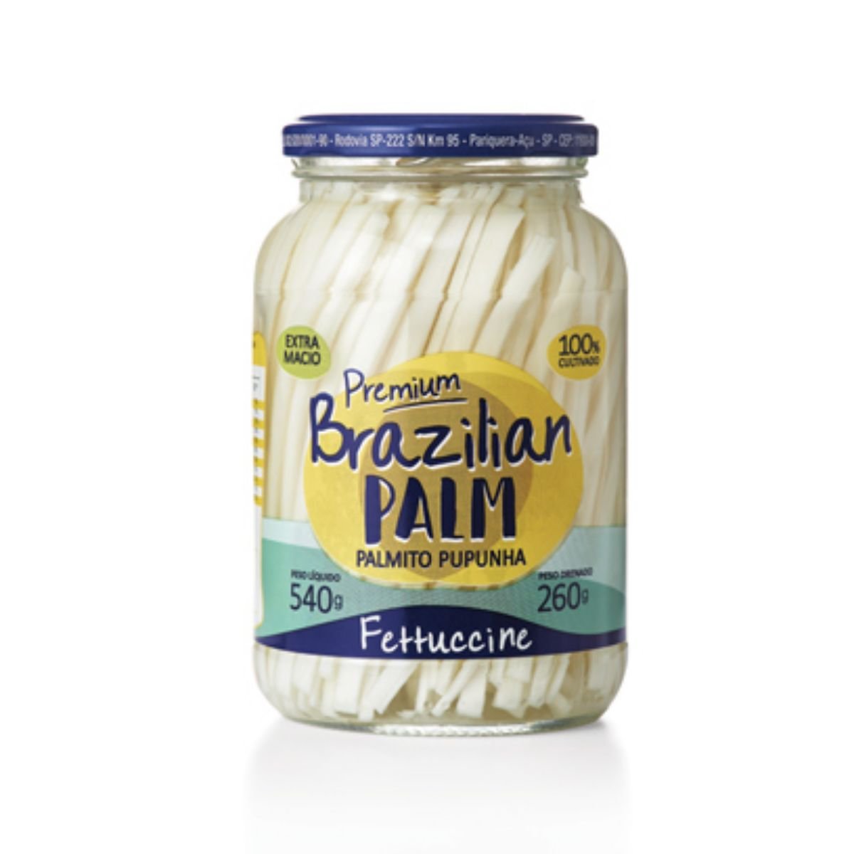 Palmito Pupunha Fettucine Premium BRAZILIAN PALM 540g | Pão de Açúcar