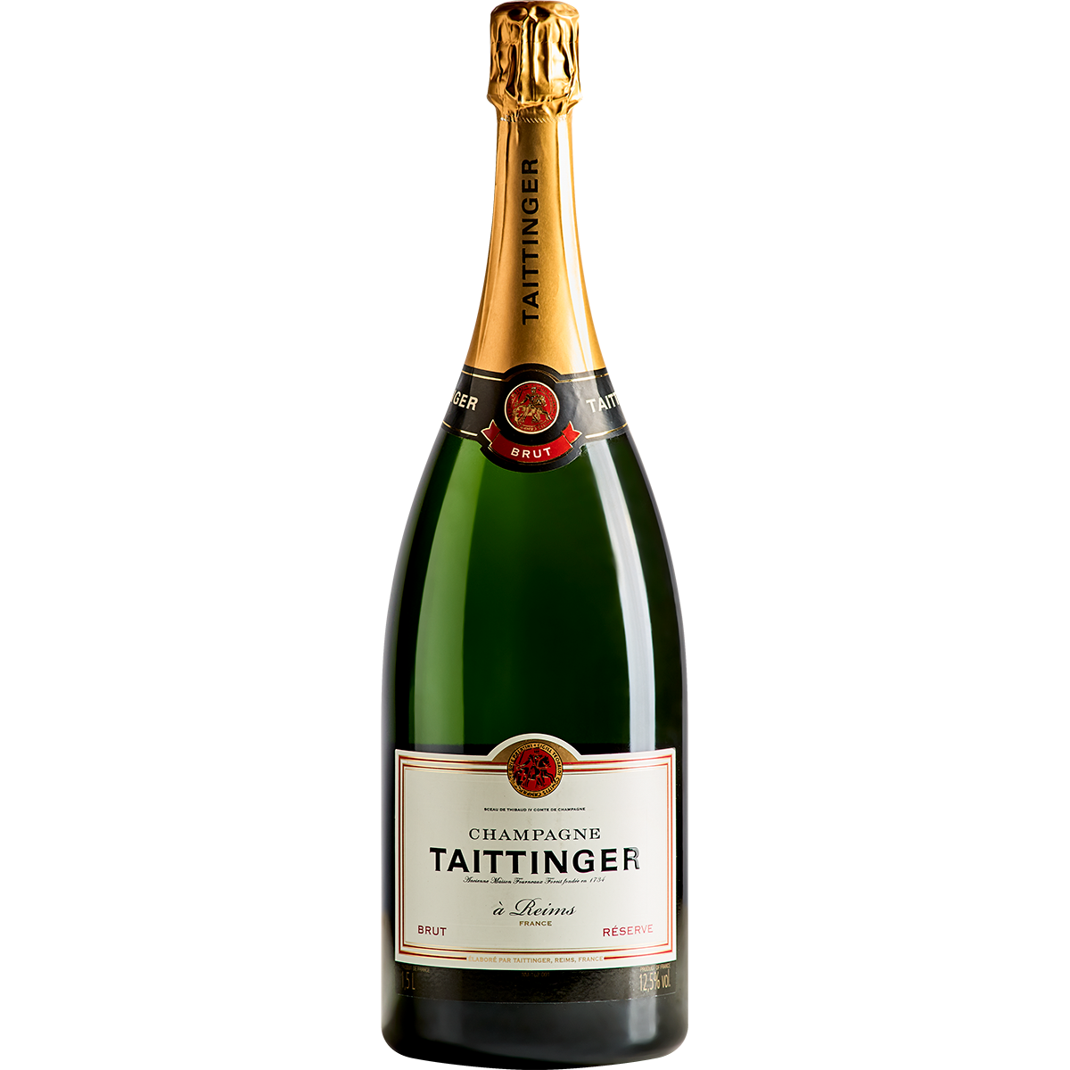 Vinho Champagne Francês Brut Reserve Taittinger Garrafa 1, 5 L