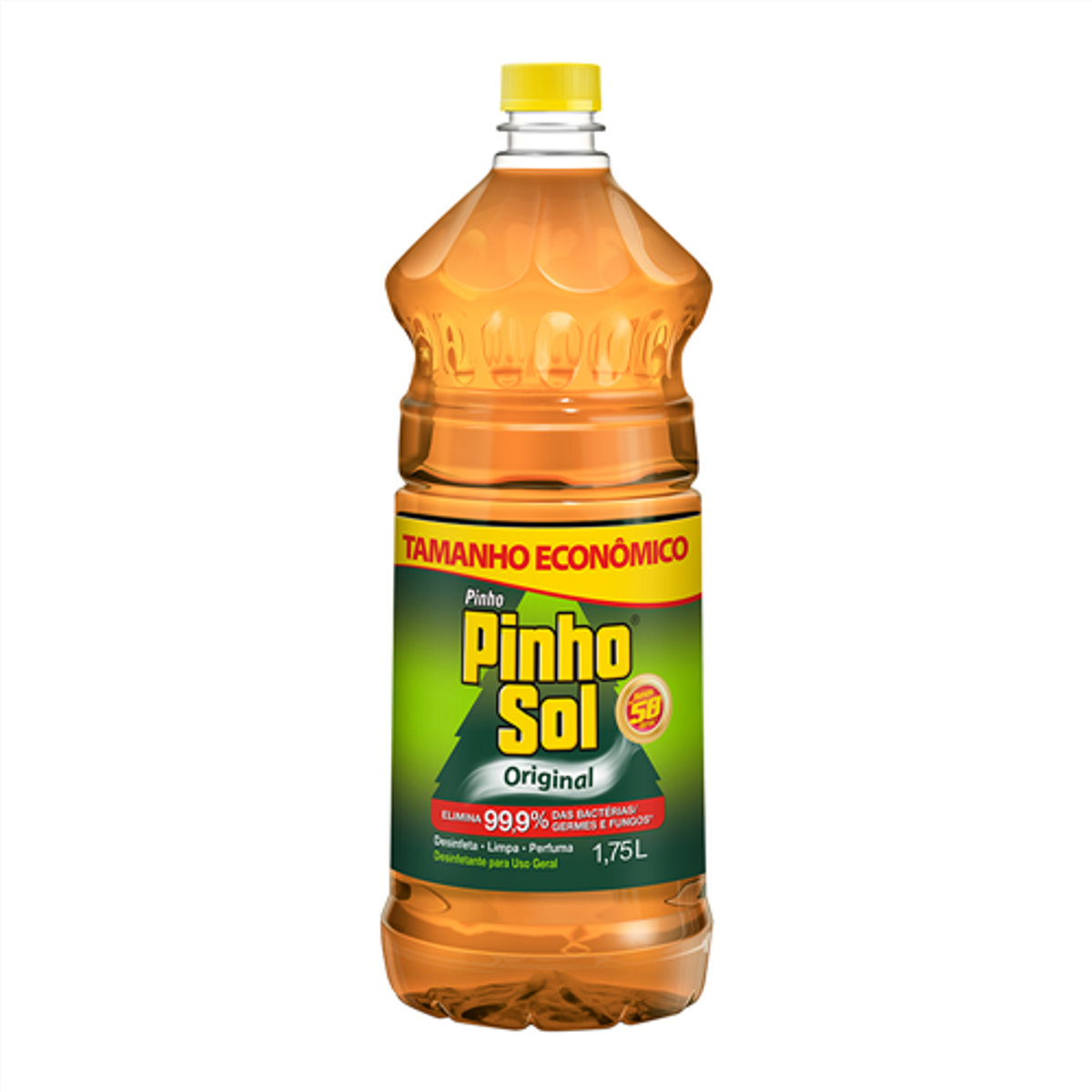 Desinfetante Uso Geral Original Pinho Sol Frasco 1,75l Tamanho ...
