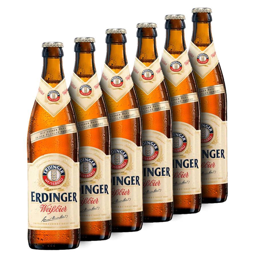 Cerveja Erdinger Tradicional WeissBier 500ml - Kit 6 Un. | Pão de Açúcar