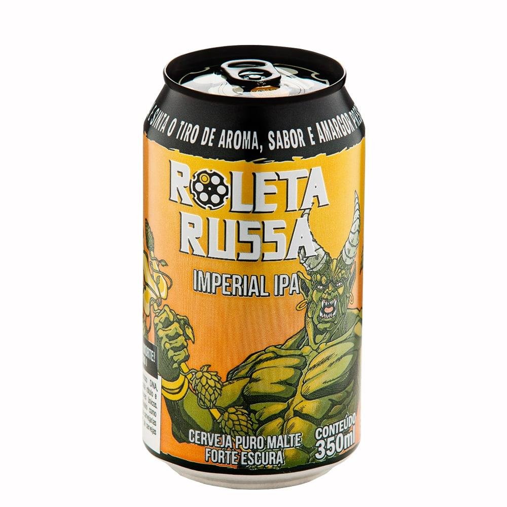 Cerveja artesanal Roleta Russa Imperial IPA Lata 350ml | Pão de Açúcar