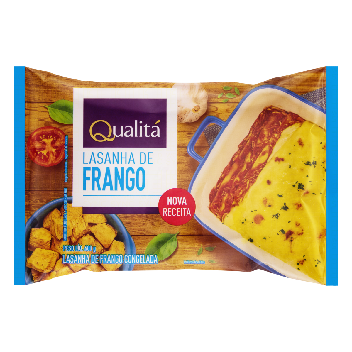 Lasanha Frango Qualitá Pacote 600g | Pão de Açúcar