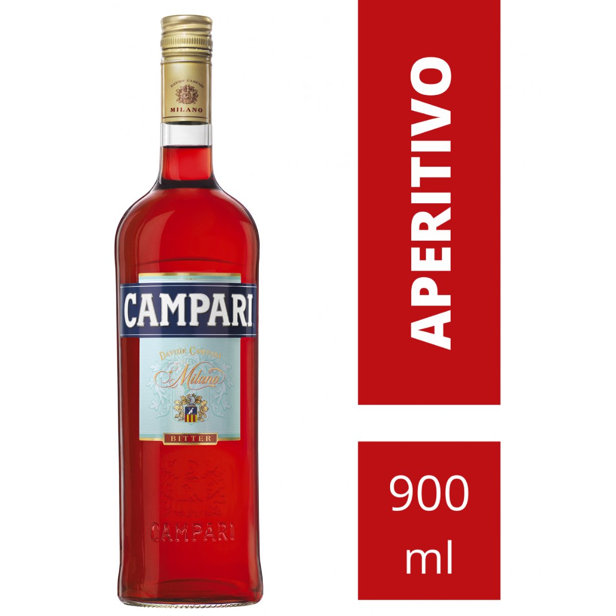Aperitivo Bitter CAMPARI Garrafa 900ml | Pão de Açúcar