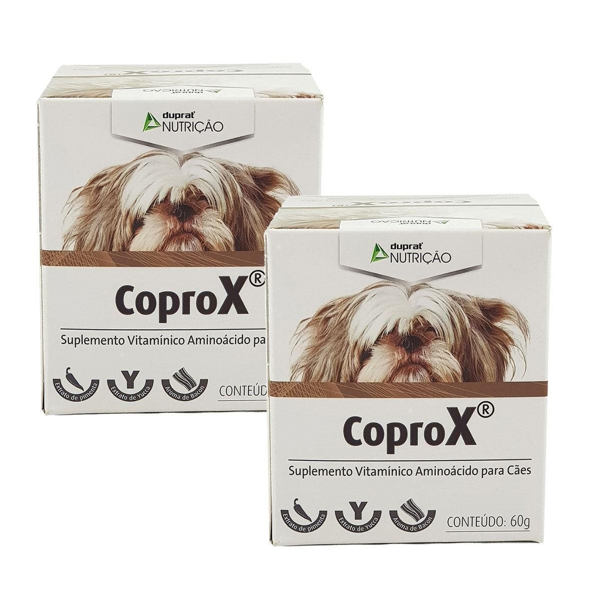 Coprox 60g Duprat Coprofagia Cães Kit 2 unidades | Pão de Açúcar
