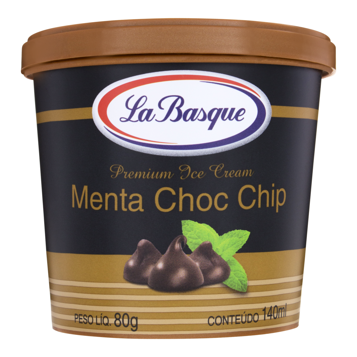 Sorvete de Menta Choco Chip LA BASQUE Pote 140ml | Pão de Açúcar