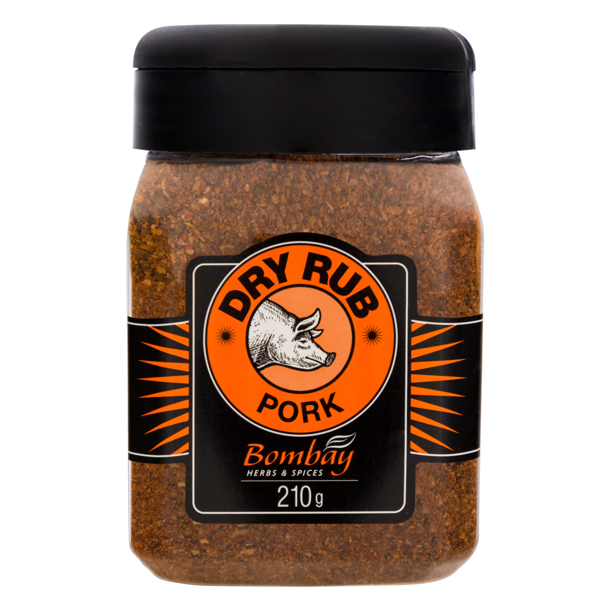 Tempero Dry Rub para Carne de Porco Bombay Herbs & Spices Pote 210g ...
