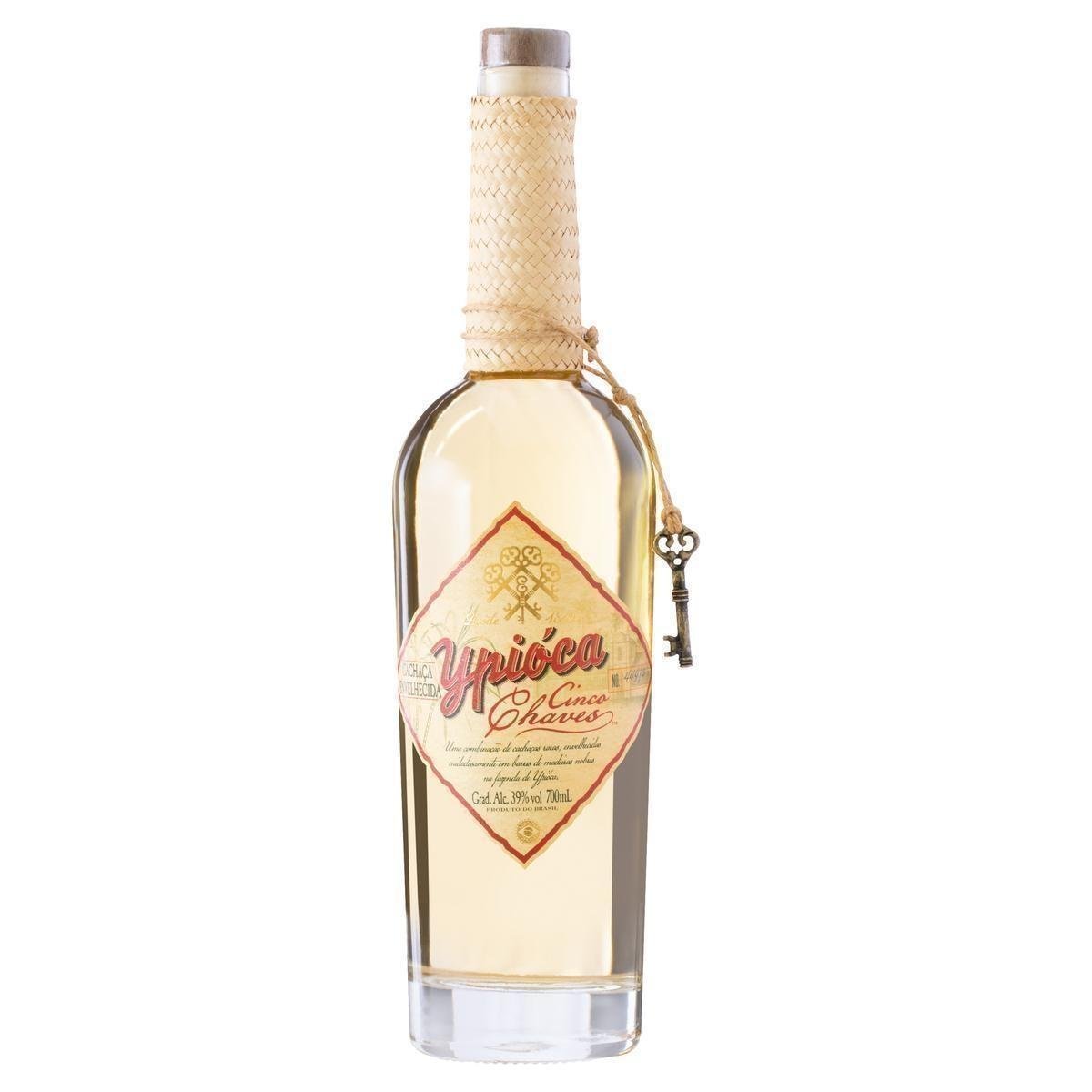 Cachaça Envelhecida Ypióca Cinco Chaves Garrafa 700ml | Pão de Açúcar