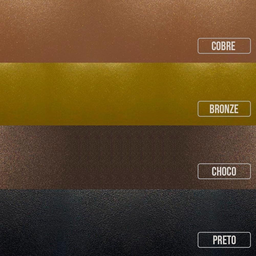 Kit 03 Banquetas Fixa Cobre Linho Bege | Pão de Açúcar