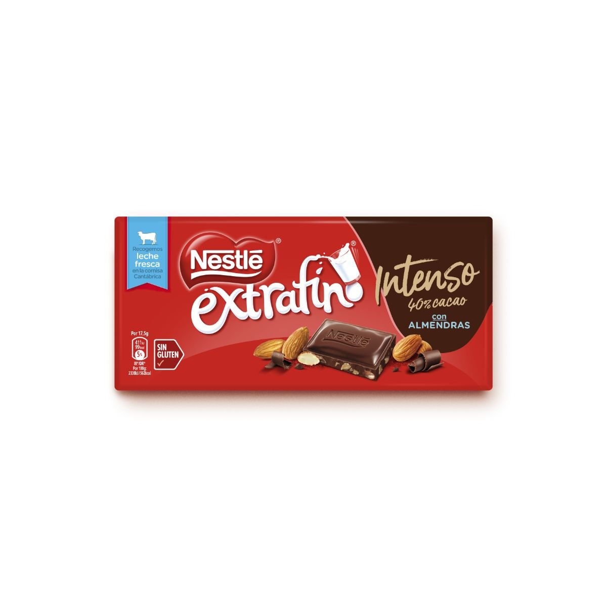 Chocolate NESTLÉ Ao Leite Extrafino Intenso Com Amêndoas 123g IMPORTADO ...