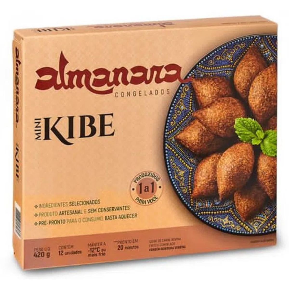 Mini Kibe de Carne Frito Almanara 420gr | Pão de Açúcar