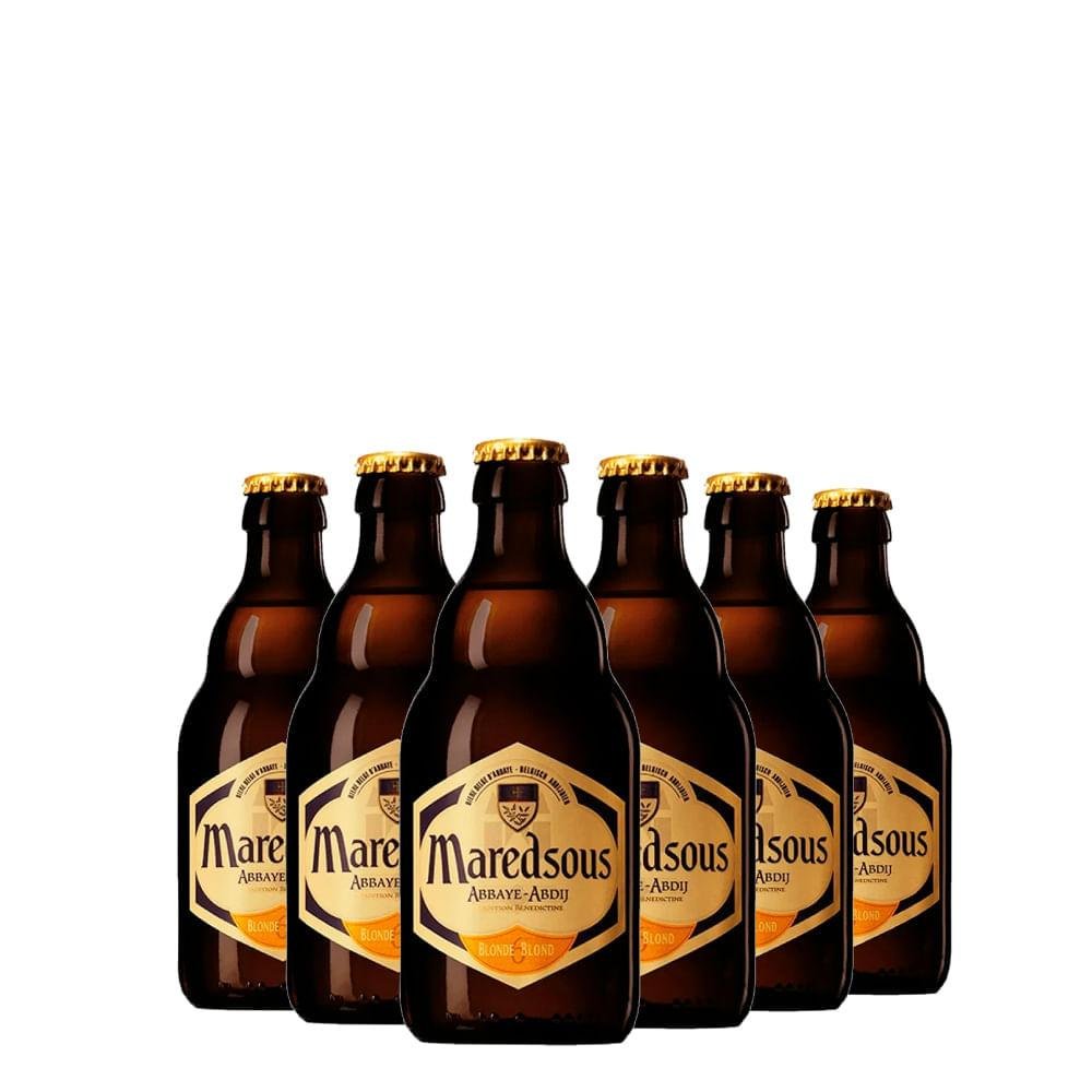 Kit Cerveja Maredsous 6 Blond Gf 330ml 06 Unidades | Pão de Açúcar