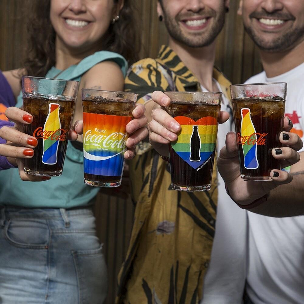 Coleção Copo Americano Coca-Cola Pride 2022 com 6 peças | Pão de Açúcar
