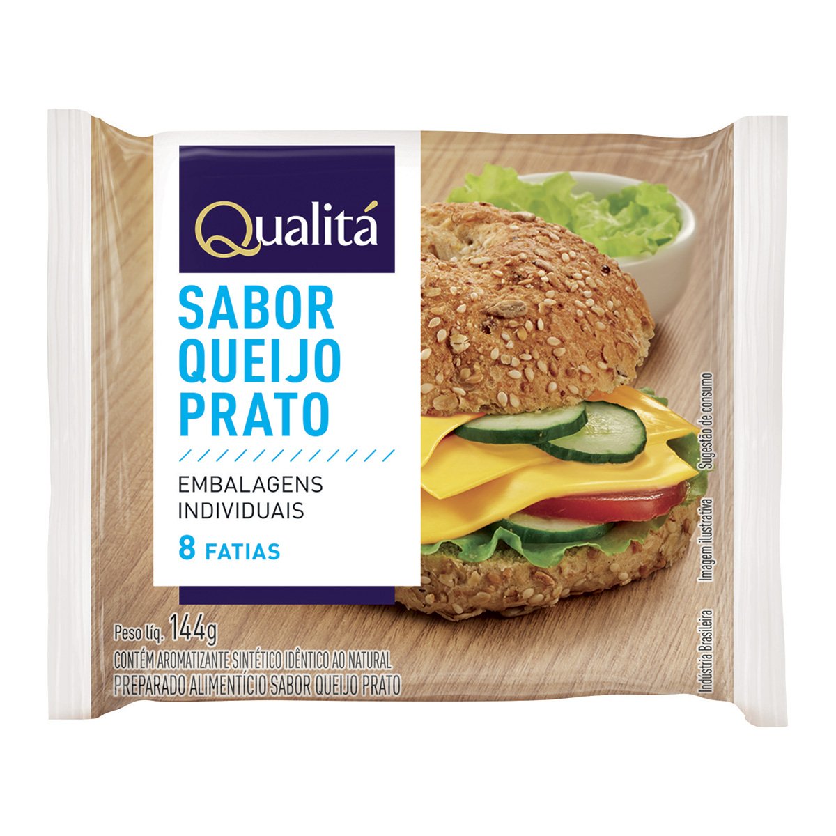 Queijo Processado Prato QUALITÁ 144g | Pão de Açúcar