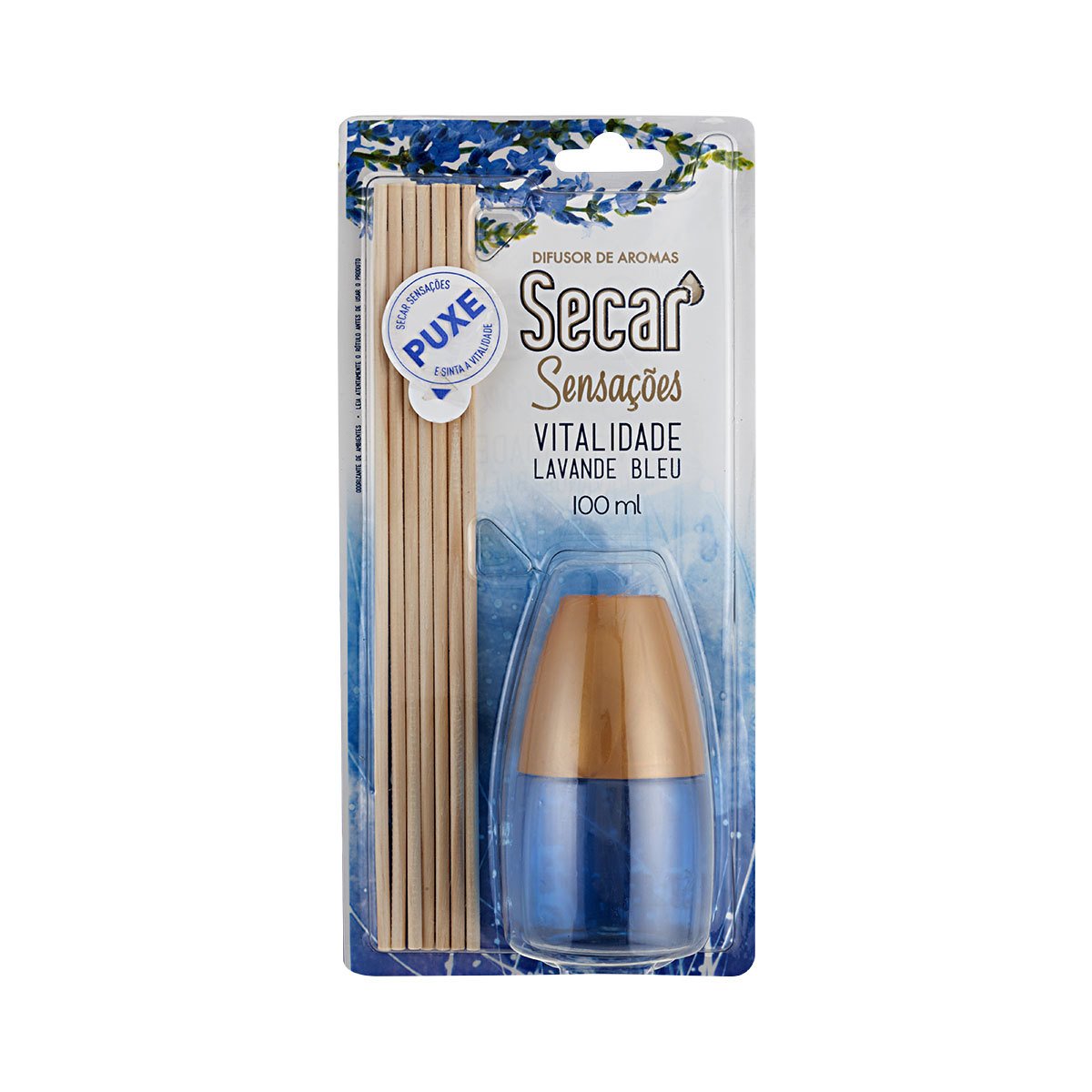 Odorizador de Ambientes Difusor SECAR Lavanda Bleu 100ml | Pão de Açúcar