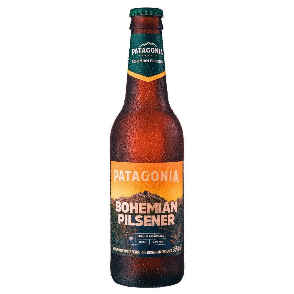 Kit 12 Cervejas Patagonia Bohemian Pilsener Long Neck 355ml Pão De Açúcar