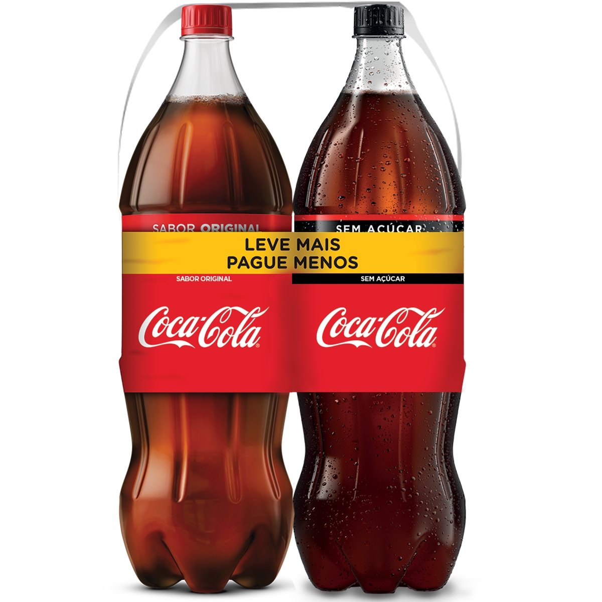 Dual Coca-Cola Original E Coca-Cola Sem Açúcar 2l | Pão de Açúcar
