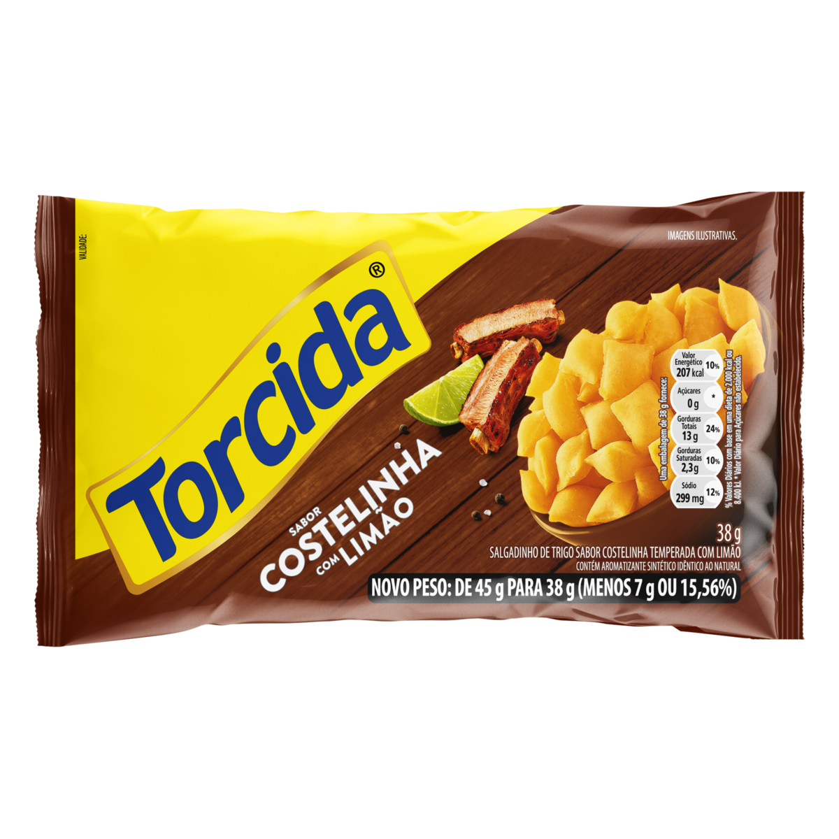 Torcida Costela Com Limao 38g | Pão de Açúcar