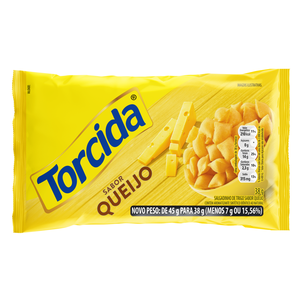 Torcida Queijo 38g | Pão de Açúcar