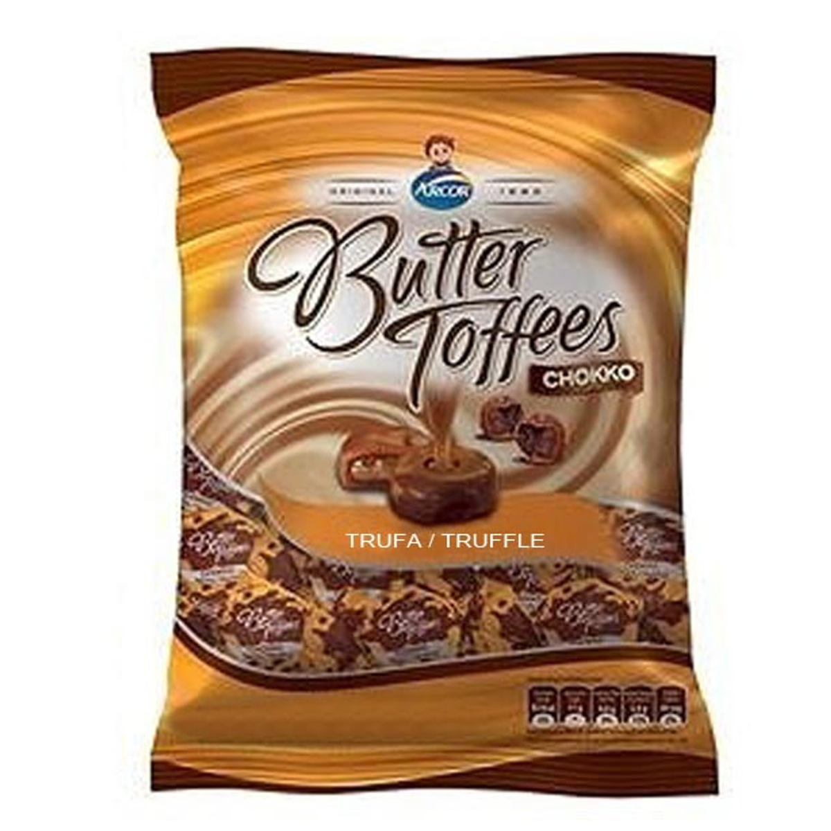 Balas Butter Toffees Chokko Trufa Arcor 100g | Pão de Açúcar