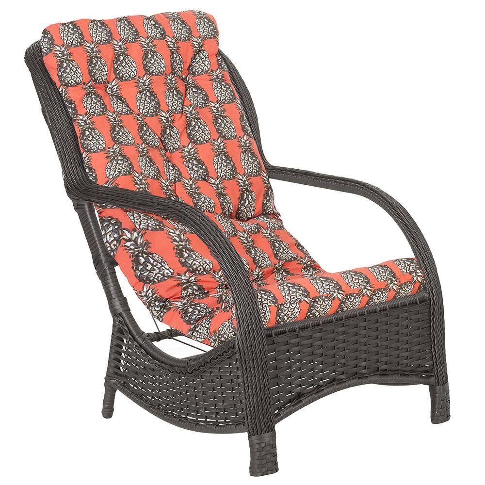 Poltrona Varanda Área Externa Jardim Alumínio Fibra Sintética 1Un ...