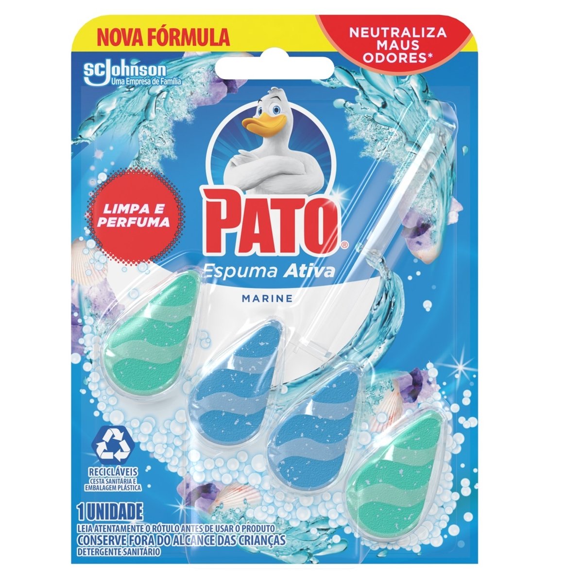 Pato Bloco Espuma Ativa Marine c/ 1 unidade | Pão de Açúcar