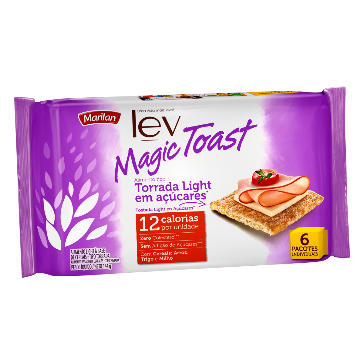 Torrada Light Marilan Lev Magic Toast Pacote 144g | Pão de Açúcar