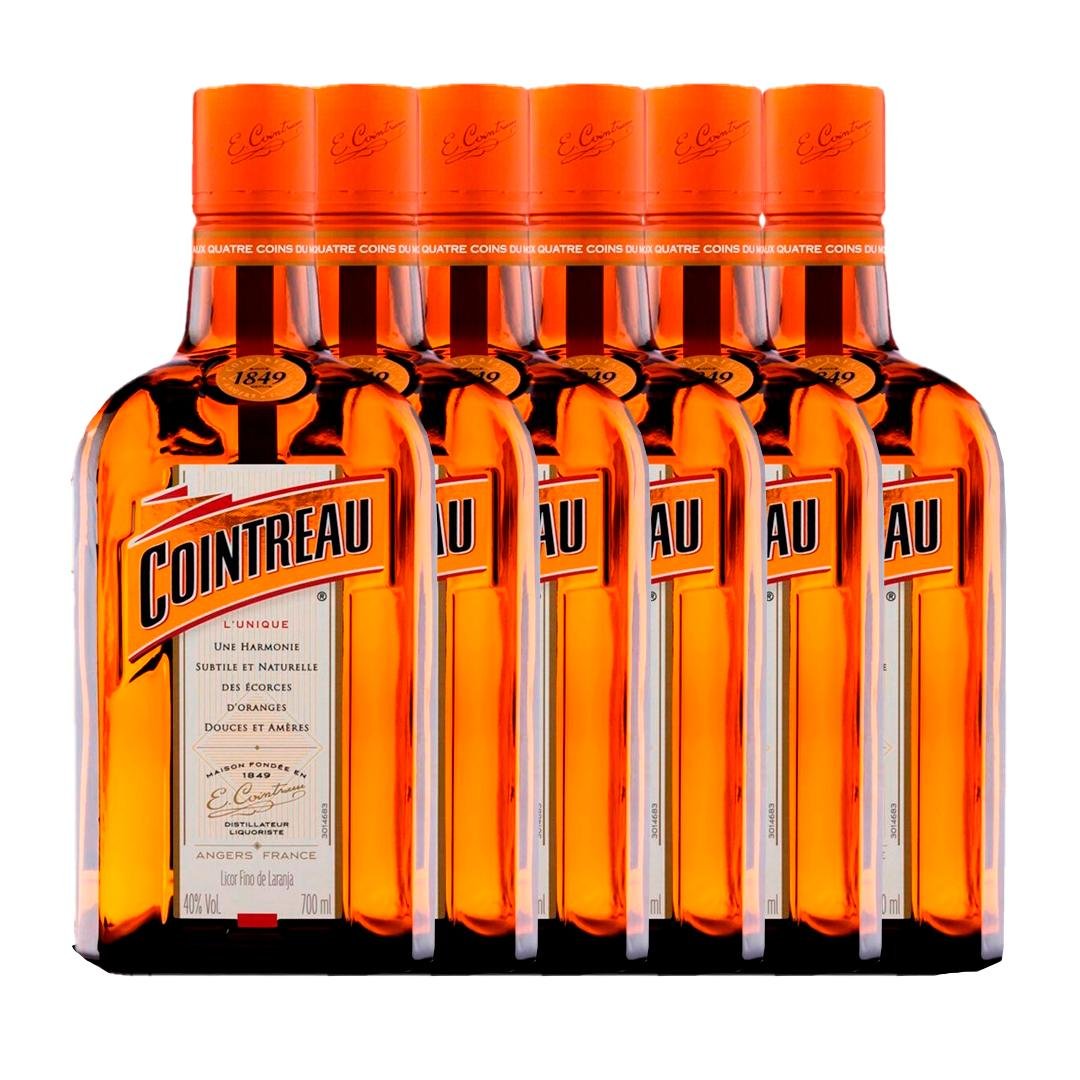 Kit 6 Garrafas Licor Cointreau 700ml | Pão de Açúcar