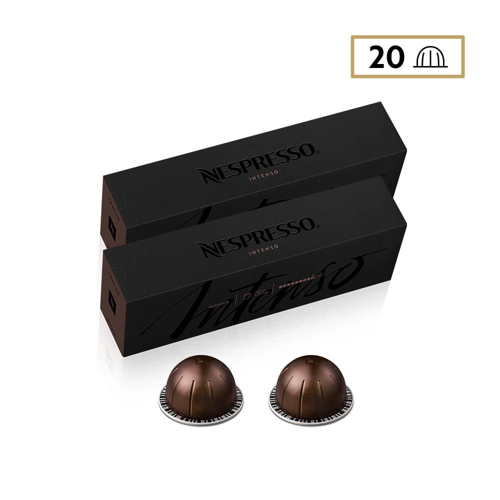 Cápsulas de Café Nespresso Vertuo Intenso - 20 Cápsulas | Pão de Açúcar