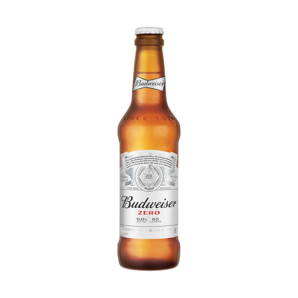 Cerveja Zero Álcool sem Glúten Budweiser Garrafa 330ml | Pão de Açúcar Cerveja Zero Álcool sem Glúten Budweiser Garrafa 330ml | Pão de Açúcar