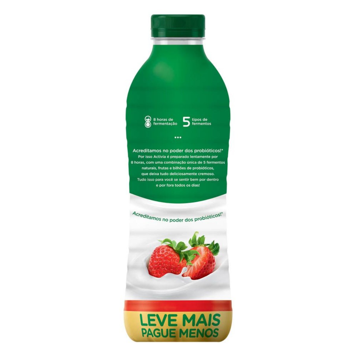 Activia Líquido Morango 1000g | Pão de Açúcar