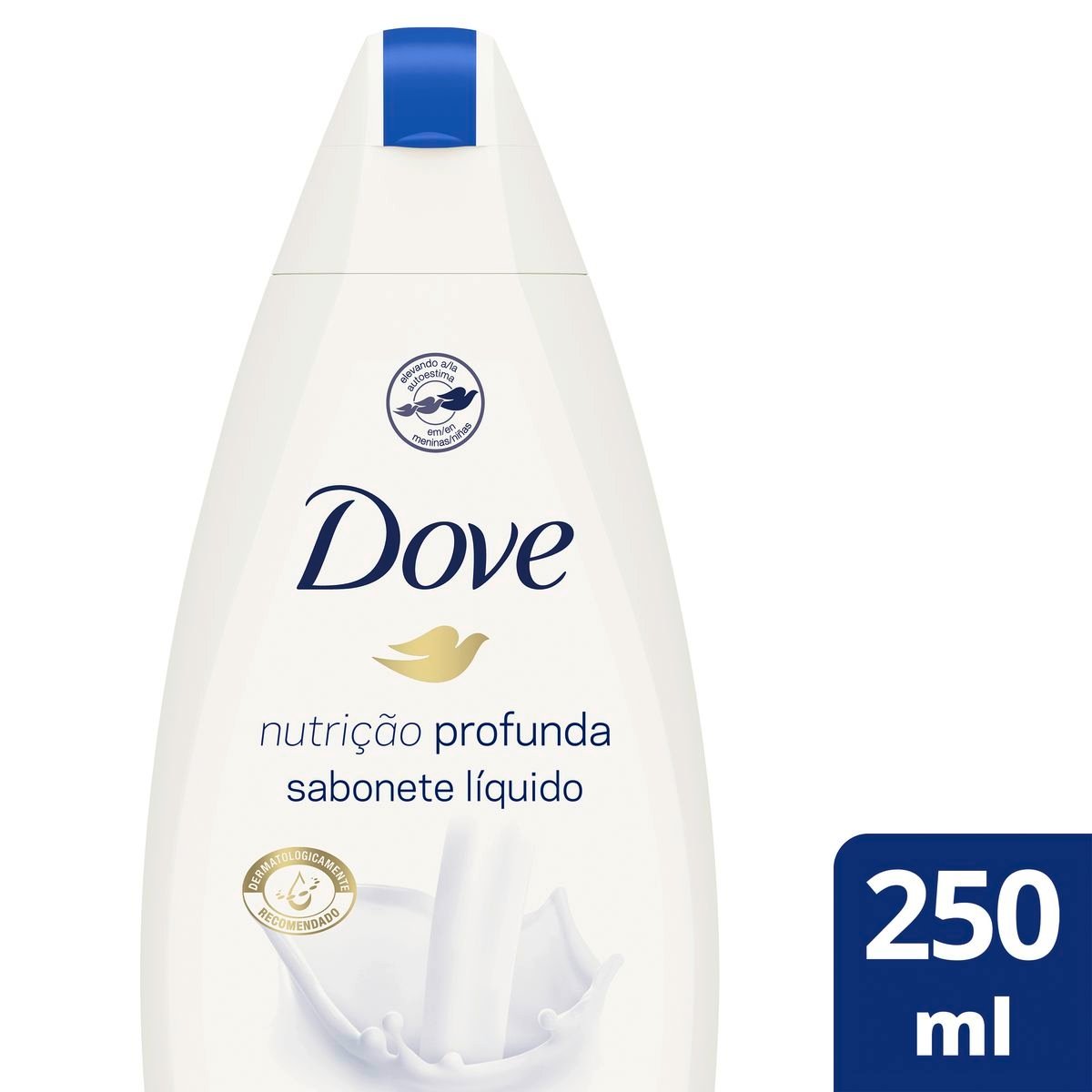 Kit Sabonete Líquido Dove Nutrição Profunda - Frasco 250ml + Refil 200 ...