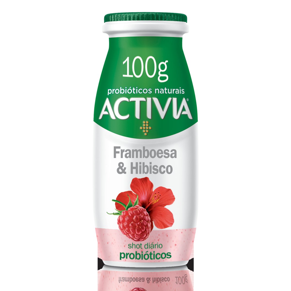 Activia Shot Probióticos Framboesa e Hibisco 100g | Pão de Açúcar