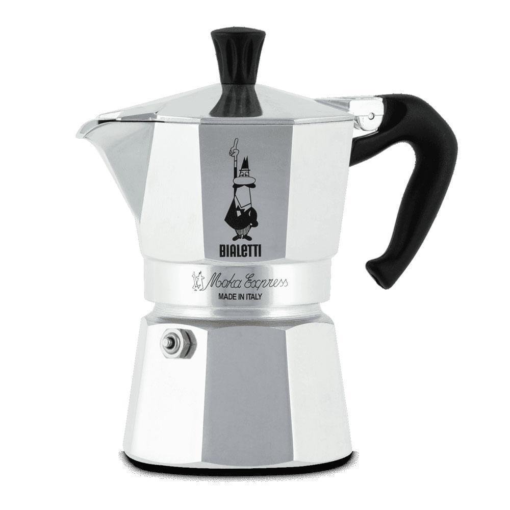 Cafeteira Expresso 3 Xícaras em Alumínio Moka Bialetti | Pão de Açúcar