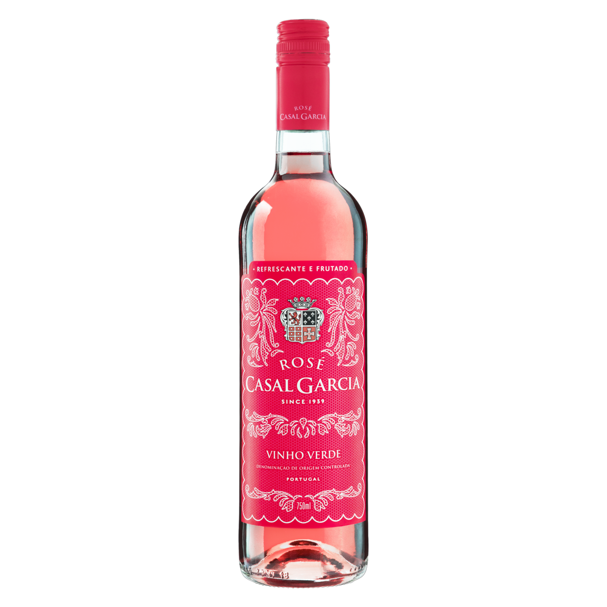 Vinho Português Rosé Meio Seco Casal Garcia Vinho Verde Garrafa 750ml ...