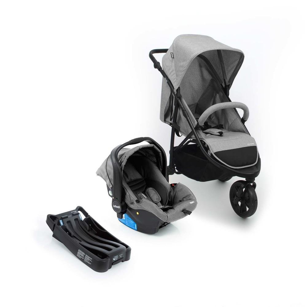 Travel System Collina Trio Infanti - Grey Style | Pão de Açúcar