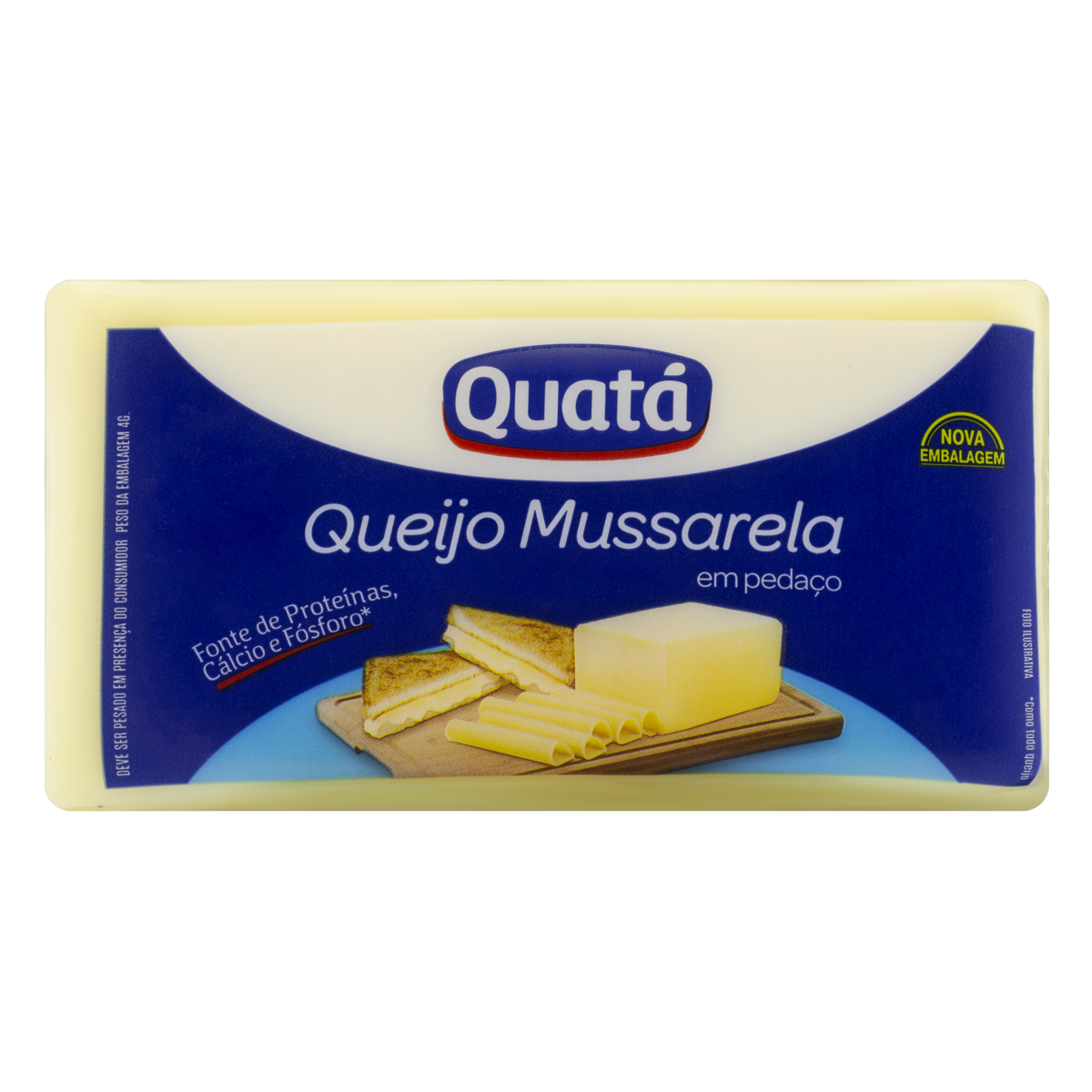 Queijo Mussarela Lanche QUATÁ 450g | Pão de Açúcar