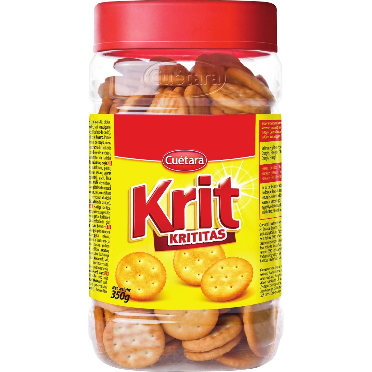 Biscoito Krit Krititas CUÉTARA 350g | Pão de Açúcar