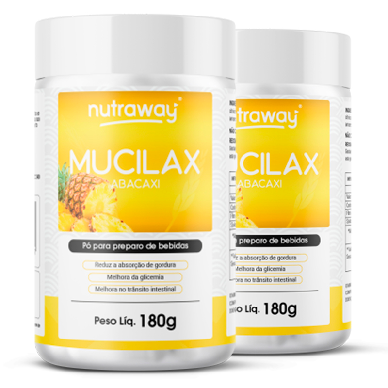 Kit 2 Mucilax Abacaxi Nutraway 180g | Pão de Açúcar