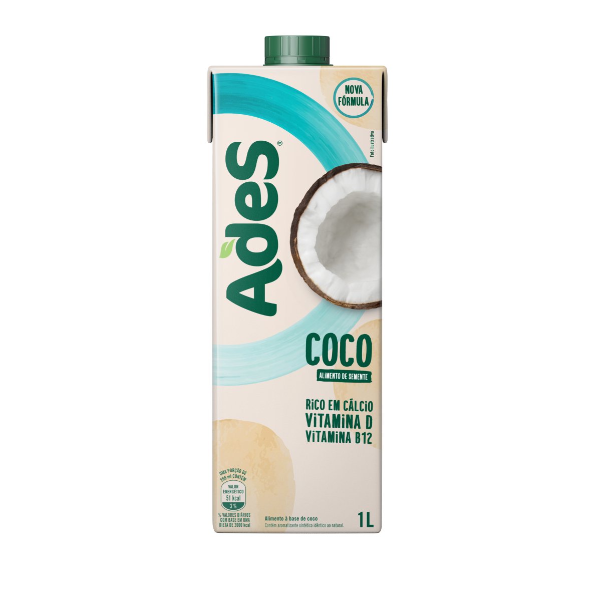 Ades Seeds Sabor Leite de Coco TP 1L | Pão de Açúcar