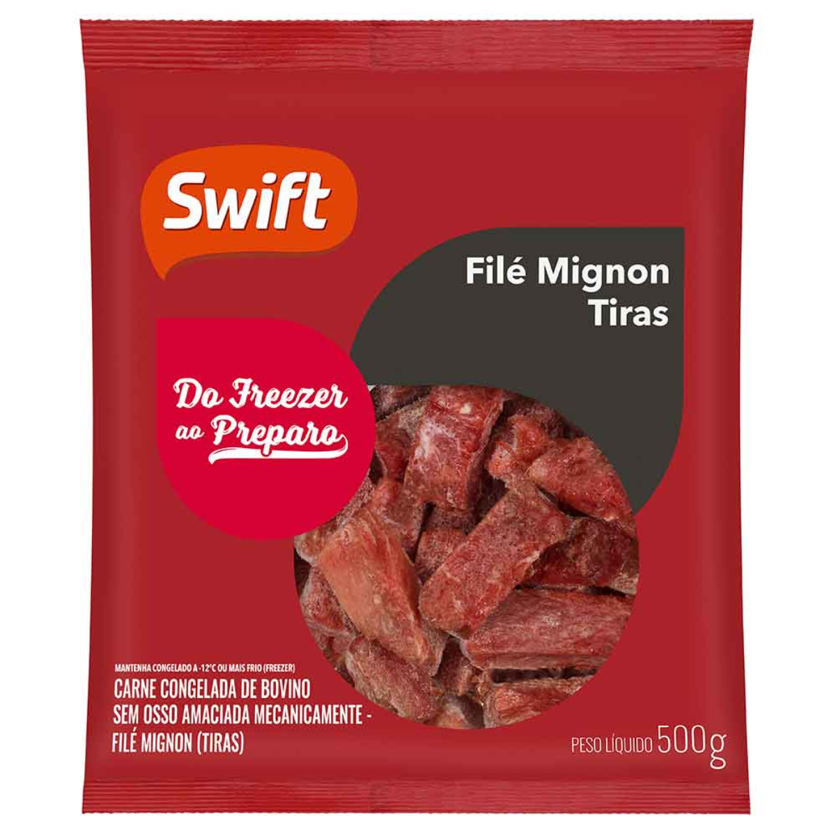 Tiras de Filé Mignon Congelado SWIFT 500G | Pão de Açúcar