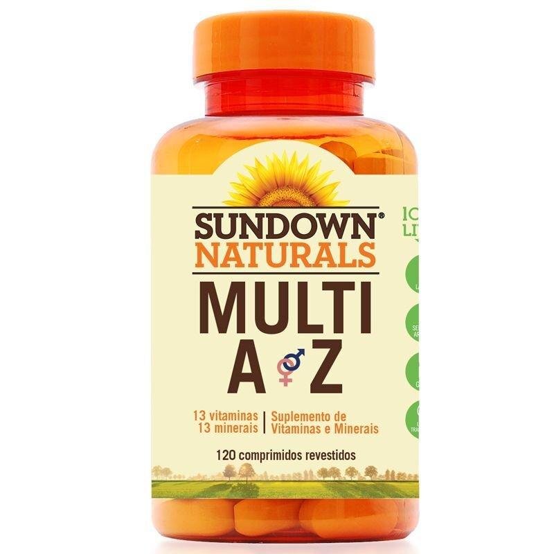 Kit 3 Multi A-Z Mix de vitaminas e minerais Sundown 120 cápsulas | Pão ...